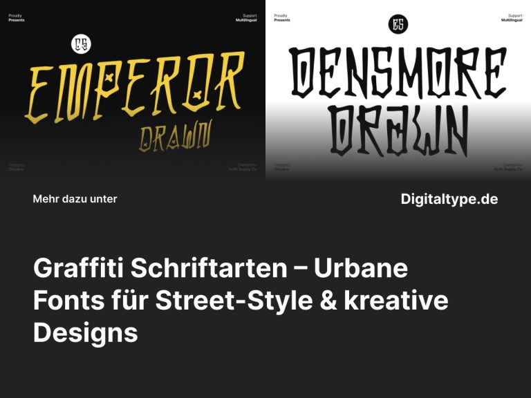 Graffiti Schriftarten – Urbane Fonts für Street-Style & kreative ...