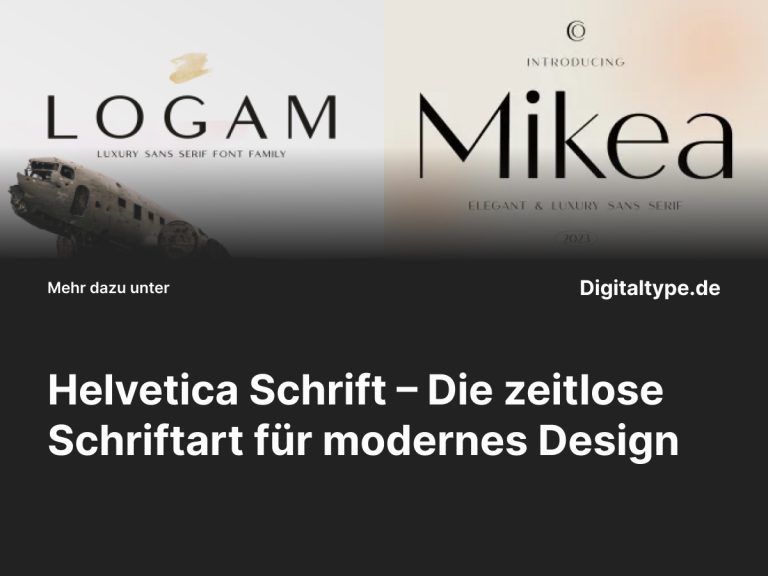 Helvetica Schrift – Die zeitlose Schriftart für modernes Design ...