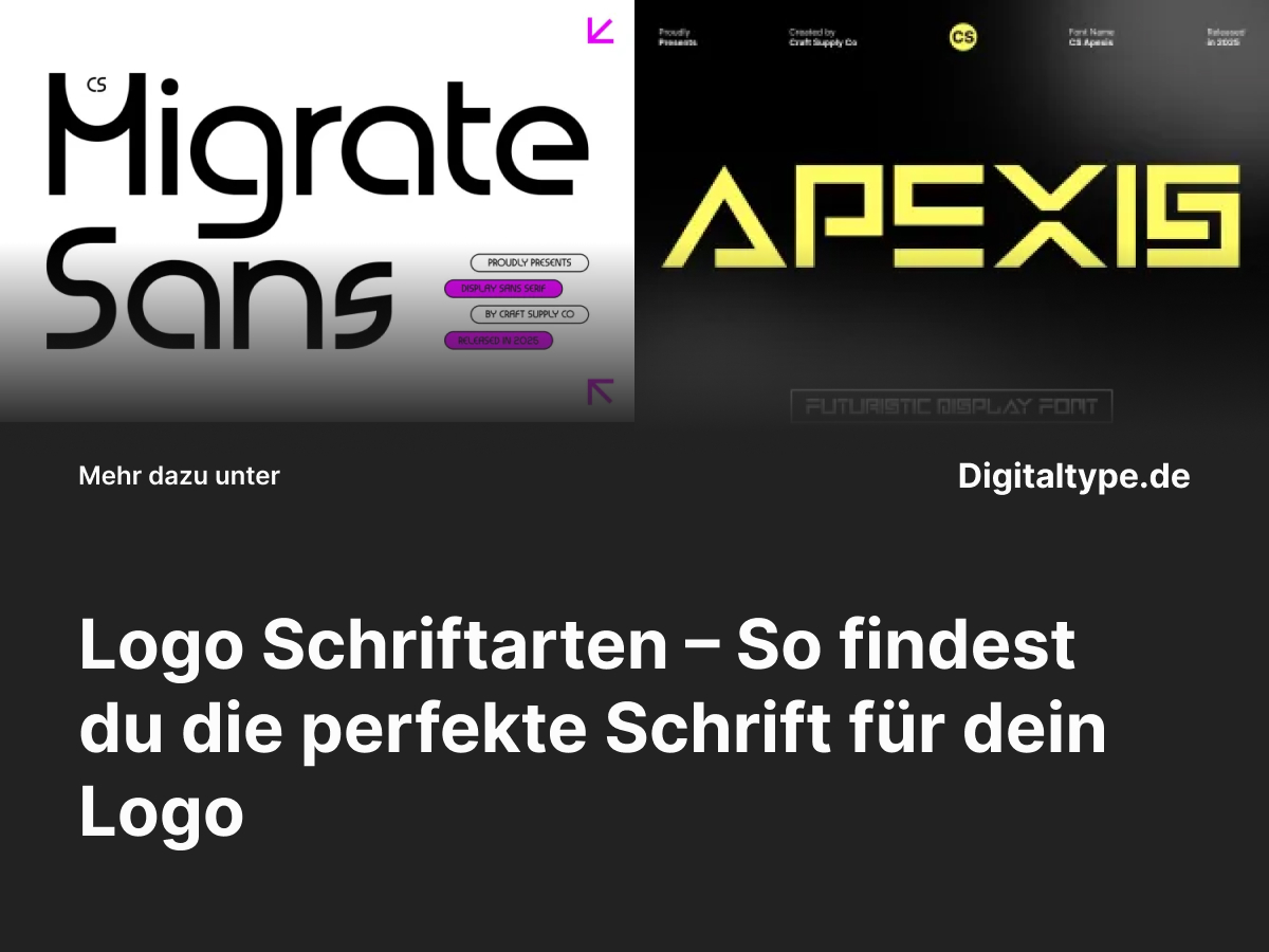 Logo Schriftarten – So findest du die perfekte Schrift für dein Logo ...