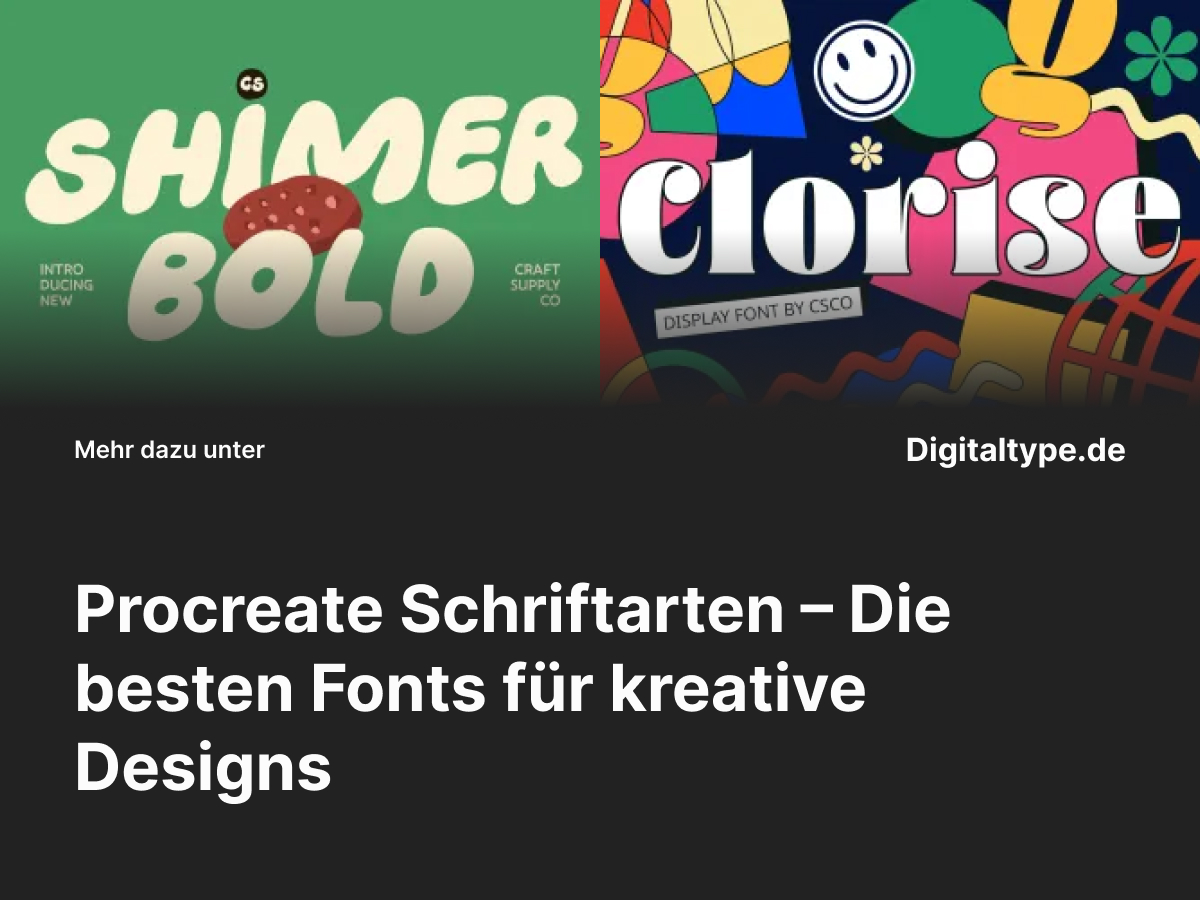Plotter Schrift – Perfekte Schriftarten für Schneideplotter - Digital ...